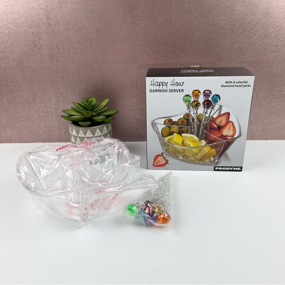 Prodyne | Dining | Prodyne Happy Hour Garnish Server Bowl Colorful ...